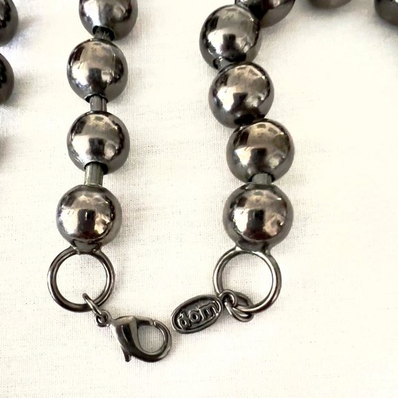 Dominique Cohen | Jewelry | Dominique Cohen Long Black Ball Bead ...